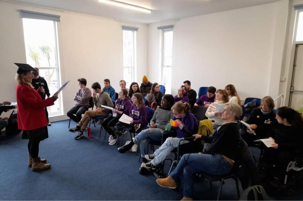 Drama Express tour their production of Schools out at Sockley with a ...